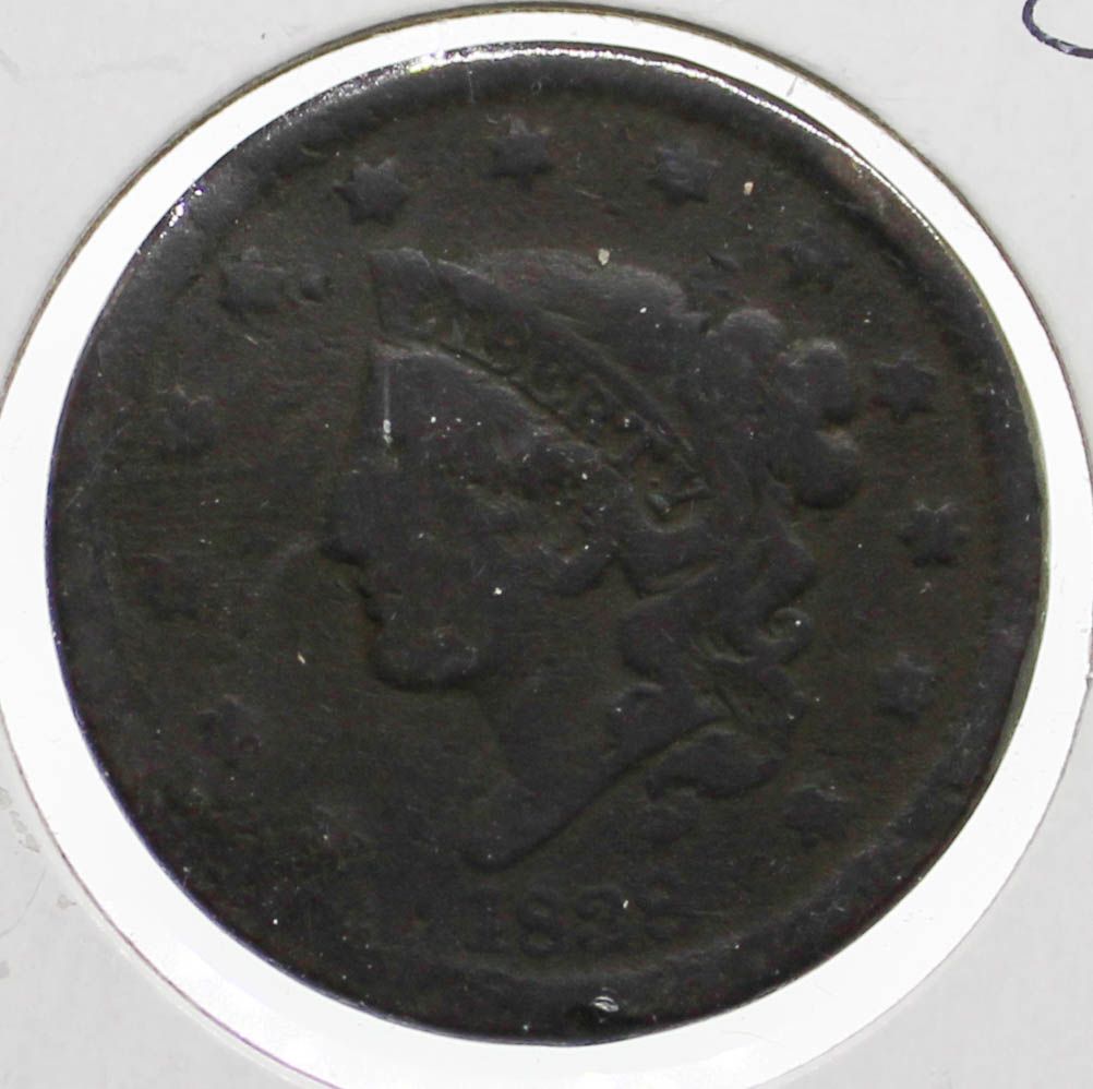 1839 USA ONE CENT COIN