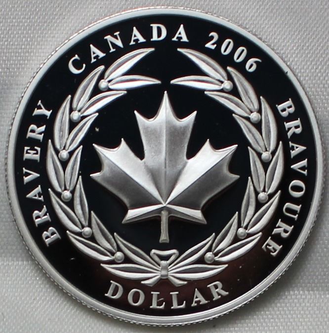 Canada Dollar 2006 Medal of Bravery Proof