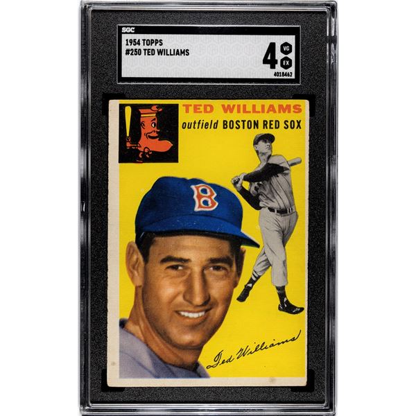 1954 Topps #250 Ted Williams (SCG 4)