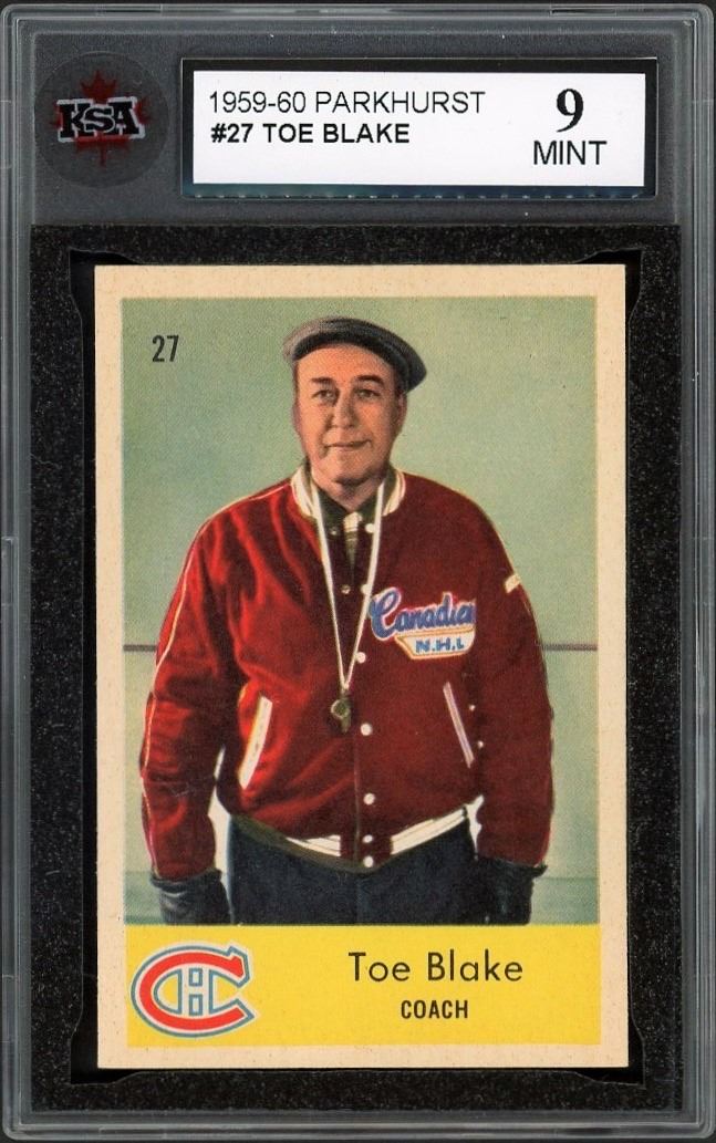 1959-60 Parkhurst #27 Toe Blake (KSA 9)