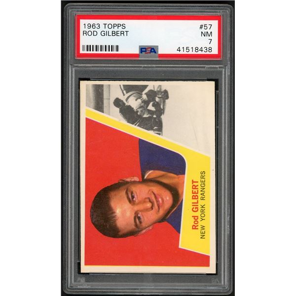 1963-64 Topps #57 Rod Gilbert (PSA 7)