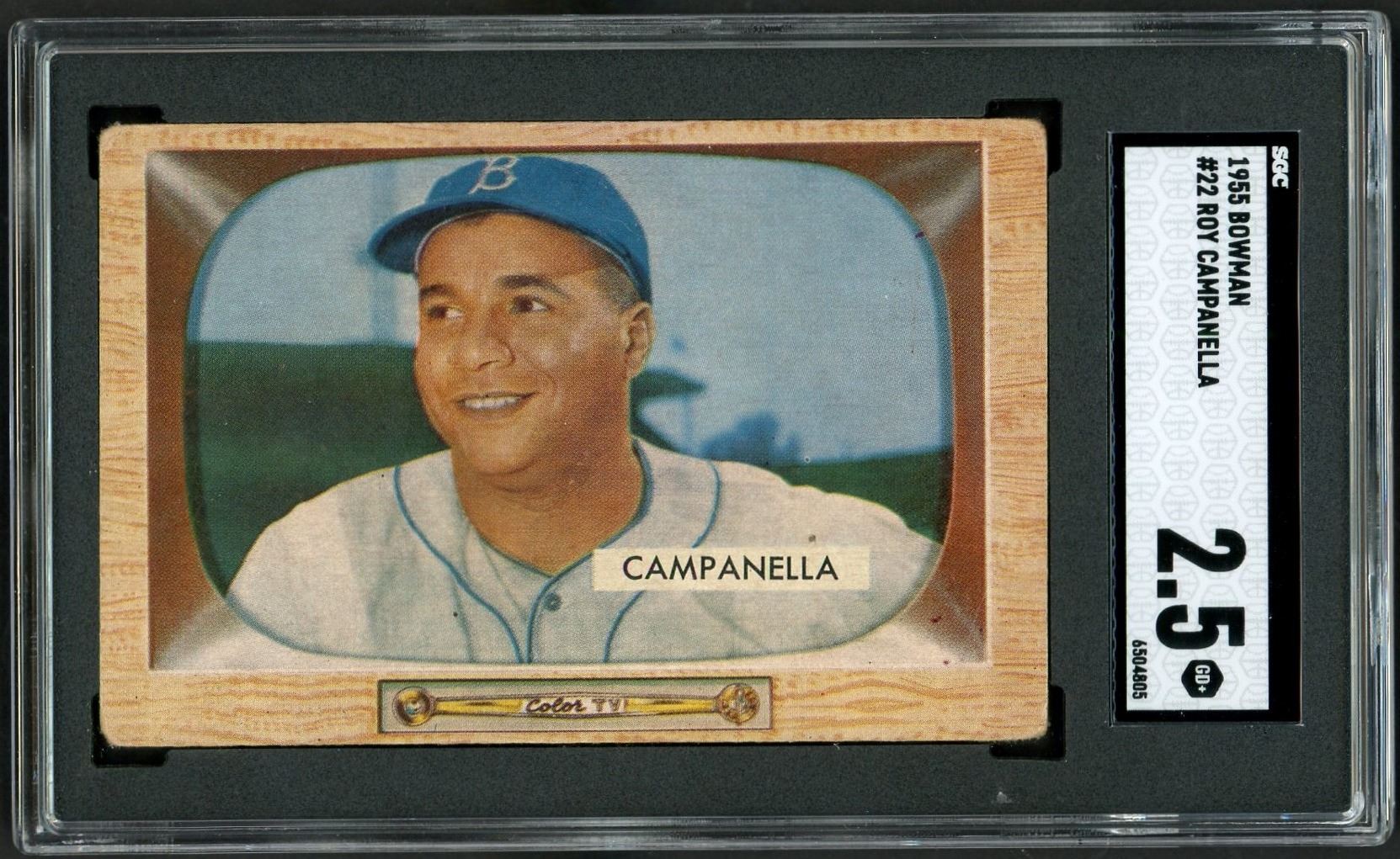 1955 Bowman #22 Roy Campanella (SGC 2.5)