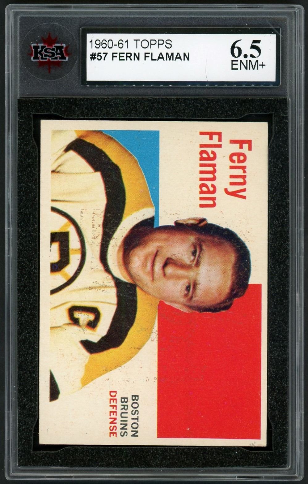 1960-61 Topps #57 Fern Flaman (KSA 6.5)