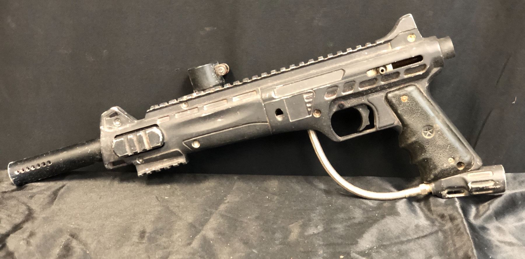 Custom-made prop metal gun