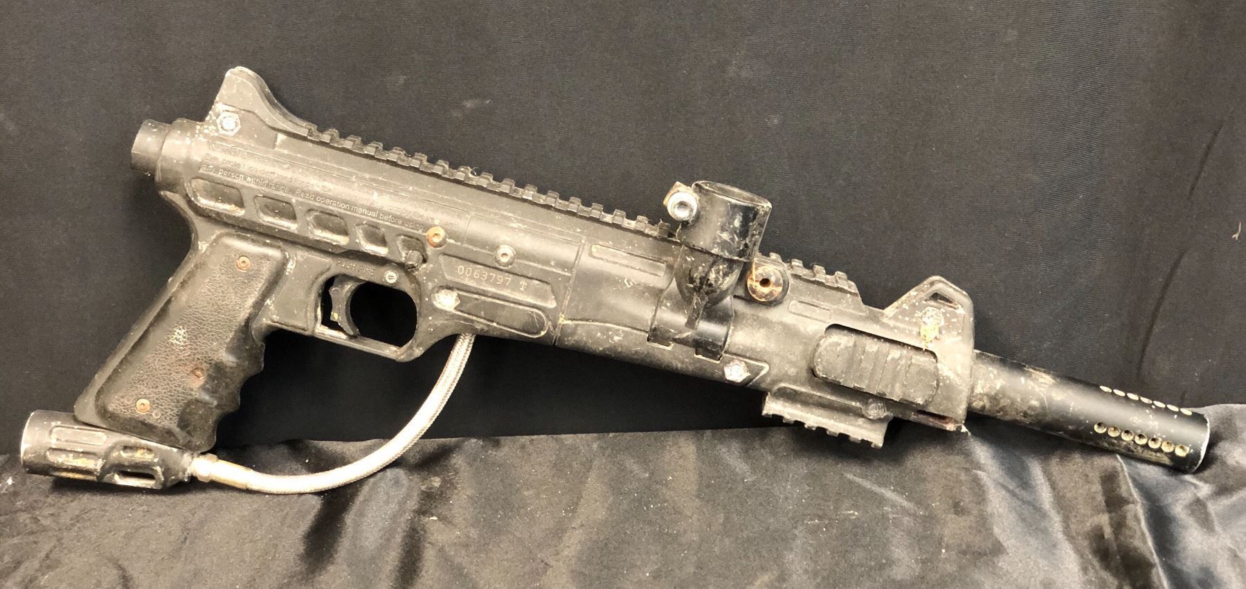 Custom-made prop metal gun