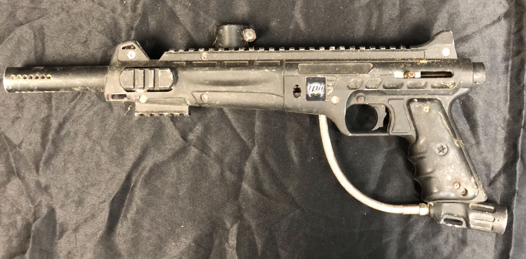 Custom-made prop metal gun