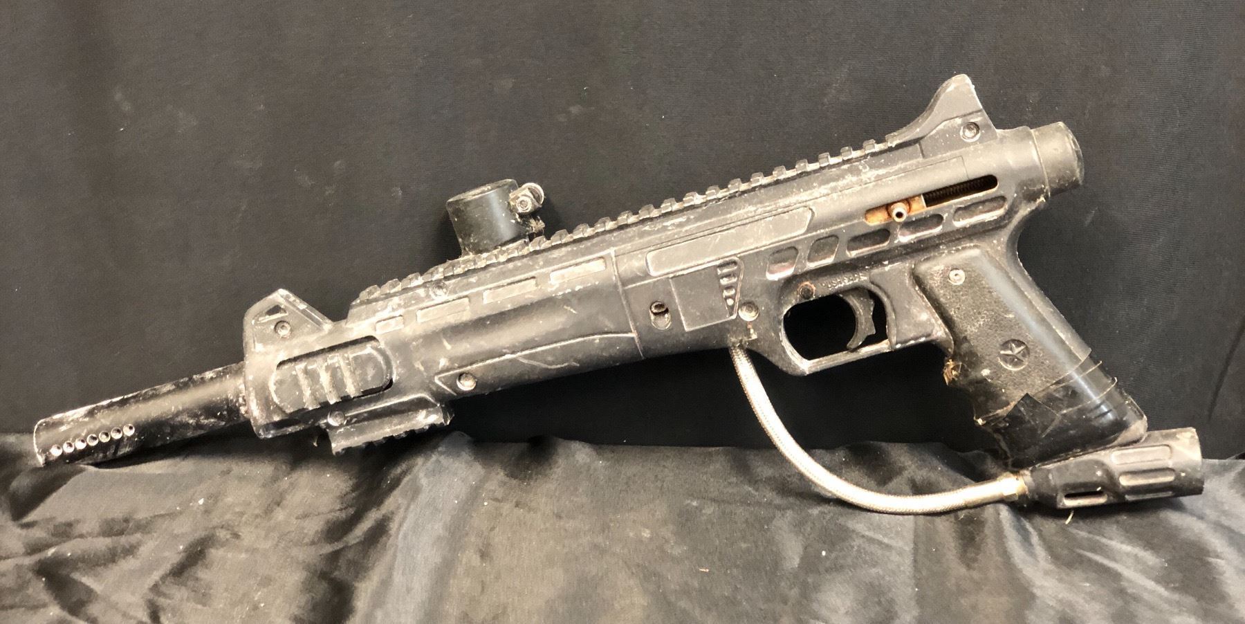Custom-made prop metal gun