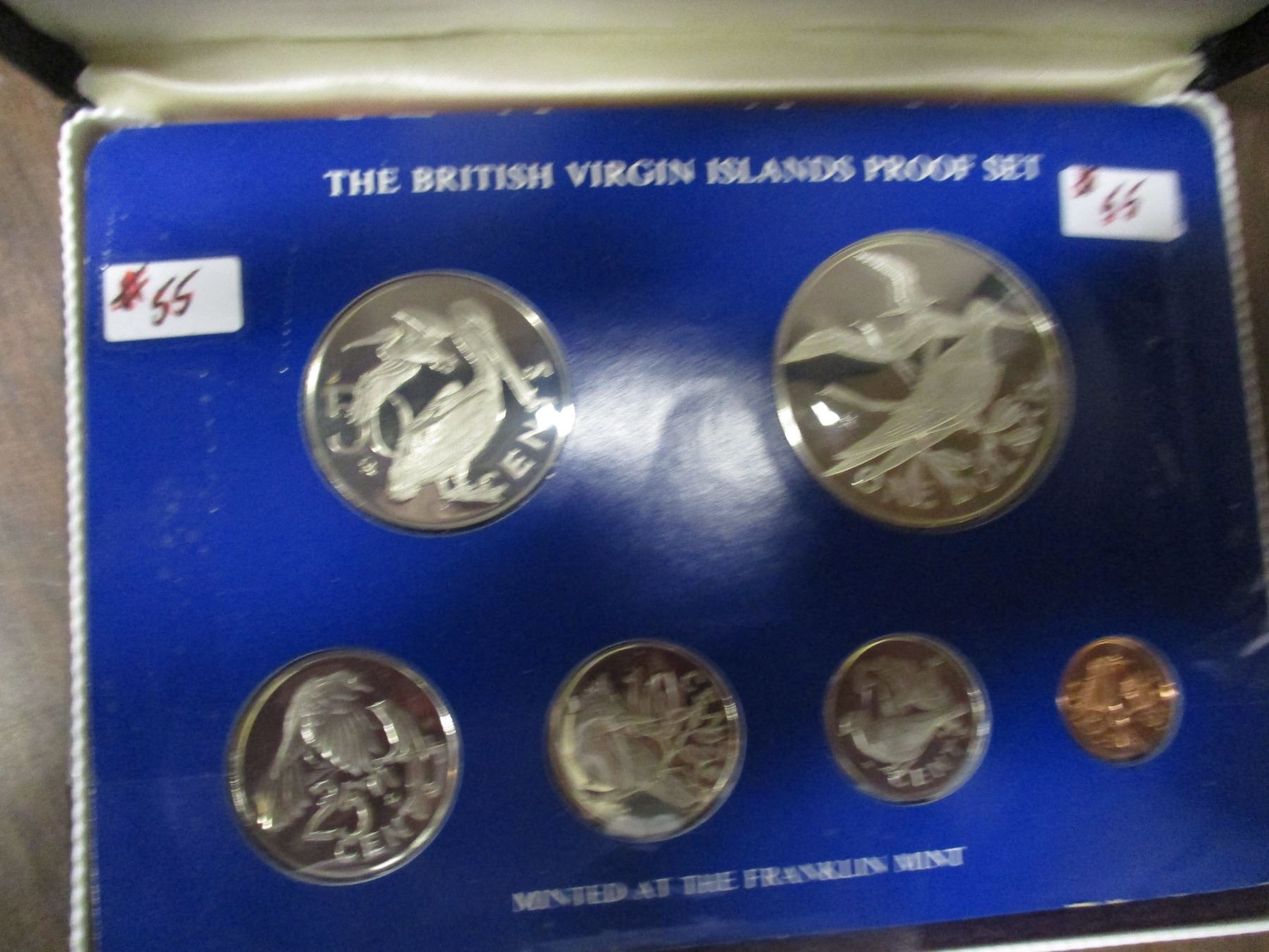 BRITISH VIRGIN ISLAND PROOF COIN SET