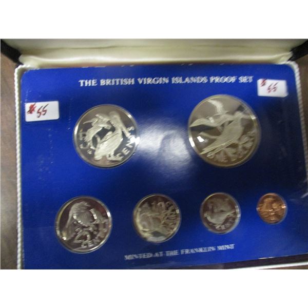 BRITISH VIRGIN ISLAND PROOF COIN SET