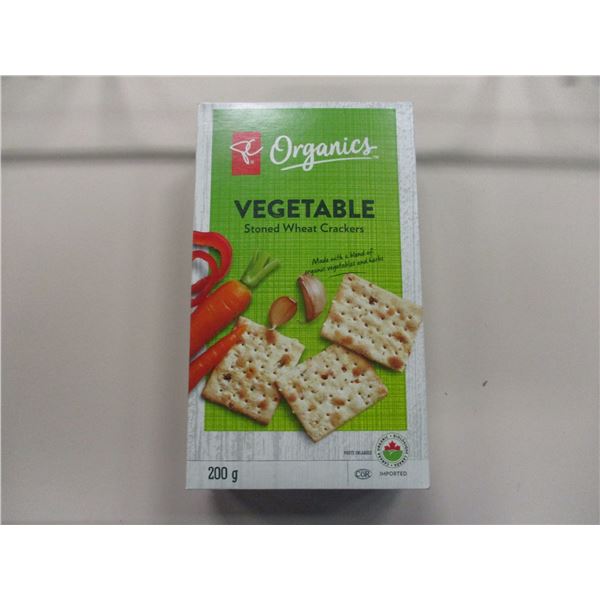 SHELF PULLS (AS IS): PC VEGETABLE CRACKERS (200 G) - PER BOX