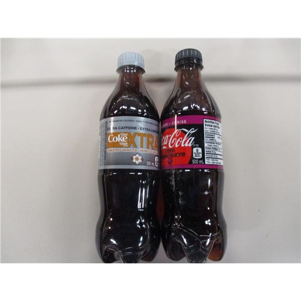 STORE CLOSE-OUT: COCA COLA EXTRA & COCA COLA CHERRY ZERO (500 ML) - 2 ...