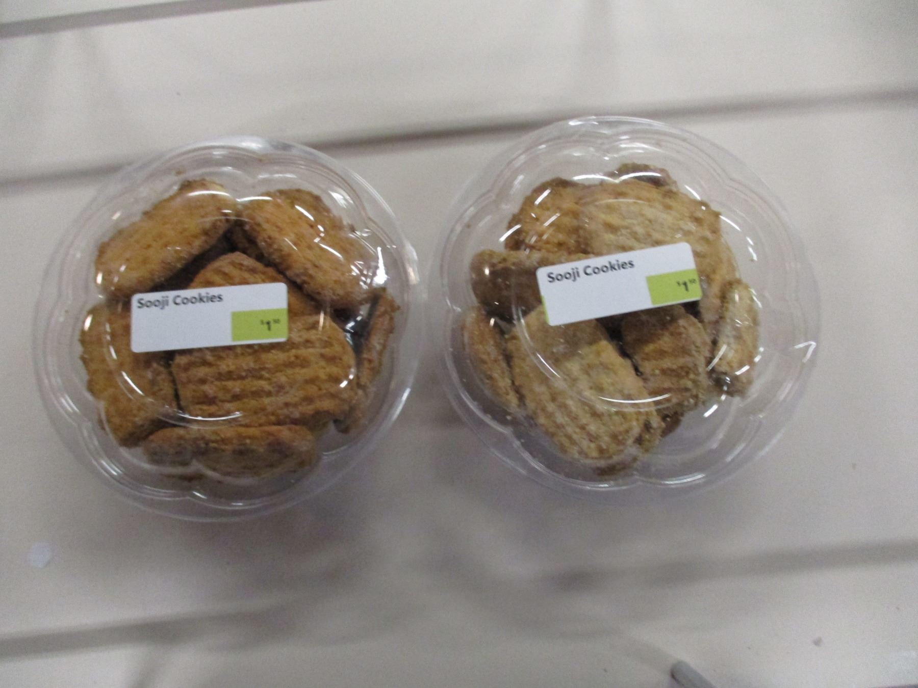 STORE CLOSE-OUT: SOOJI COOKIES - 2 PKGS