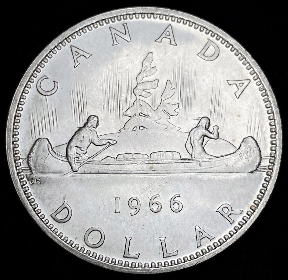 1966 Canada 80% Silver Dollar .6 ozt ASW