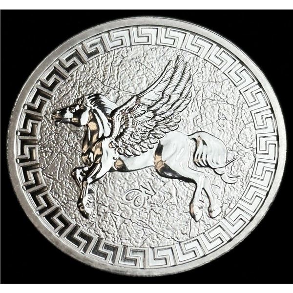 2022 St. Helena Queen Elizabeth II 1 ozt Pegasus .999 Silver