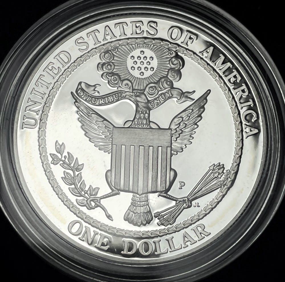 2004-P Thomas Edison U.S. Proof Silver Commemorative Dollar MS69