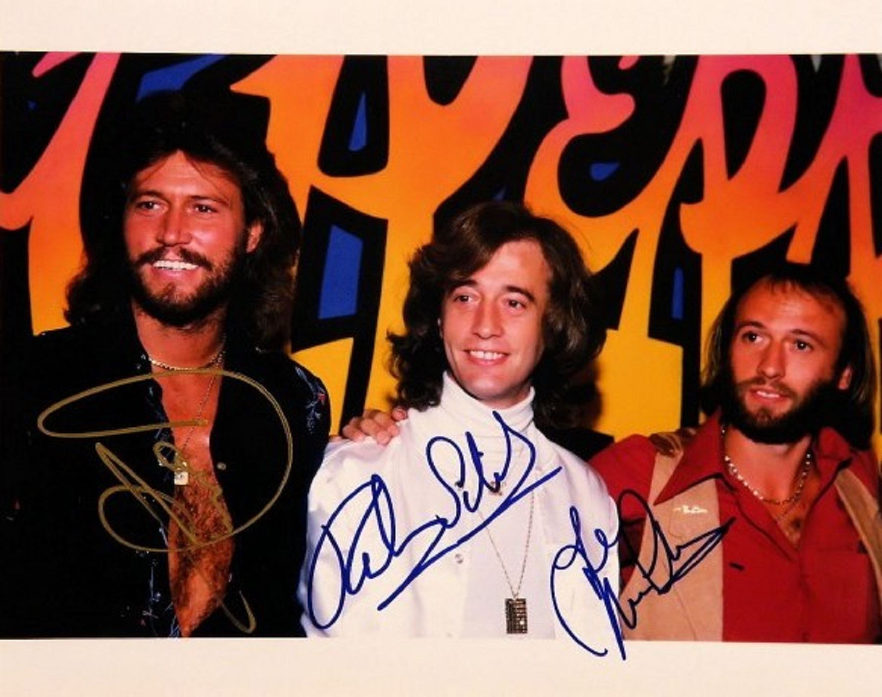 The Bee Gees signed photo