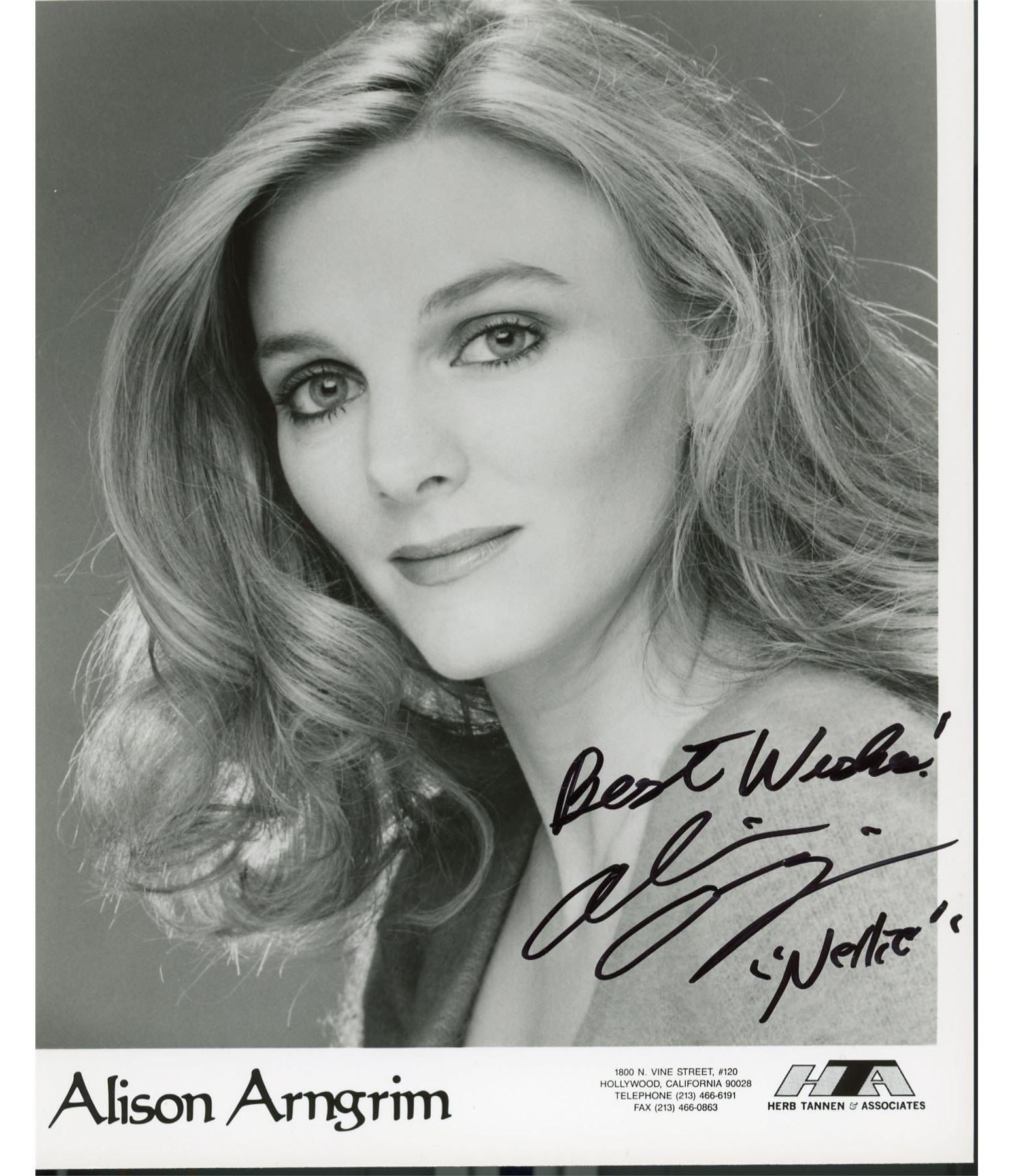 Alison Arngrim Signed Photo