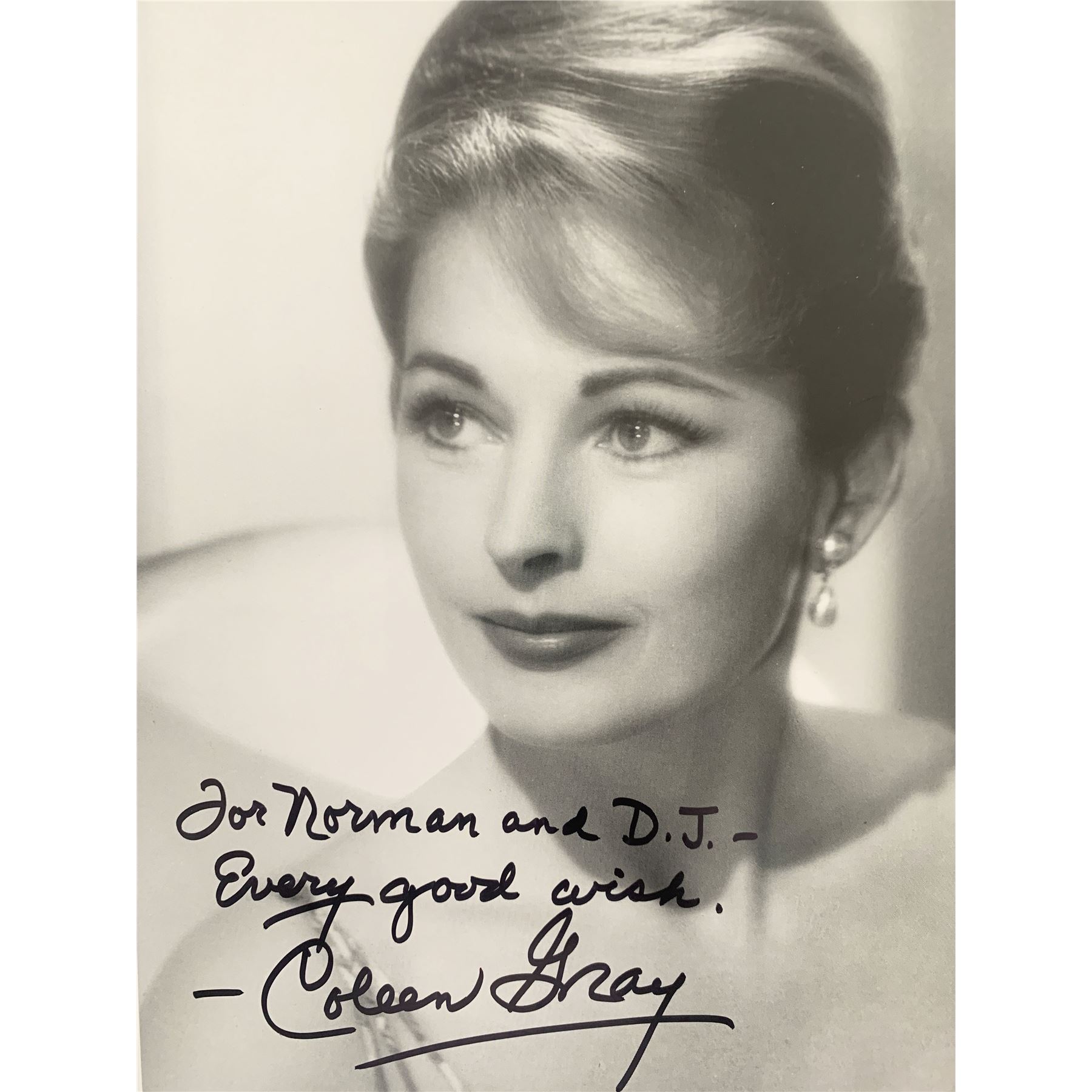 The Killing's Coleen Gray signed photo