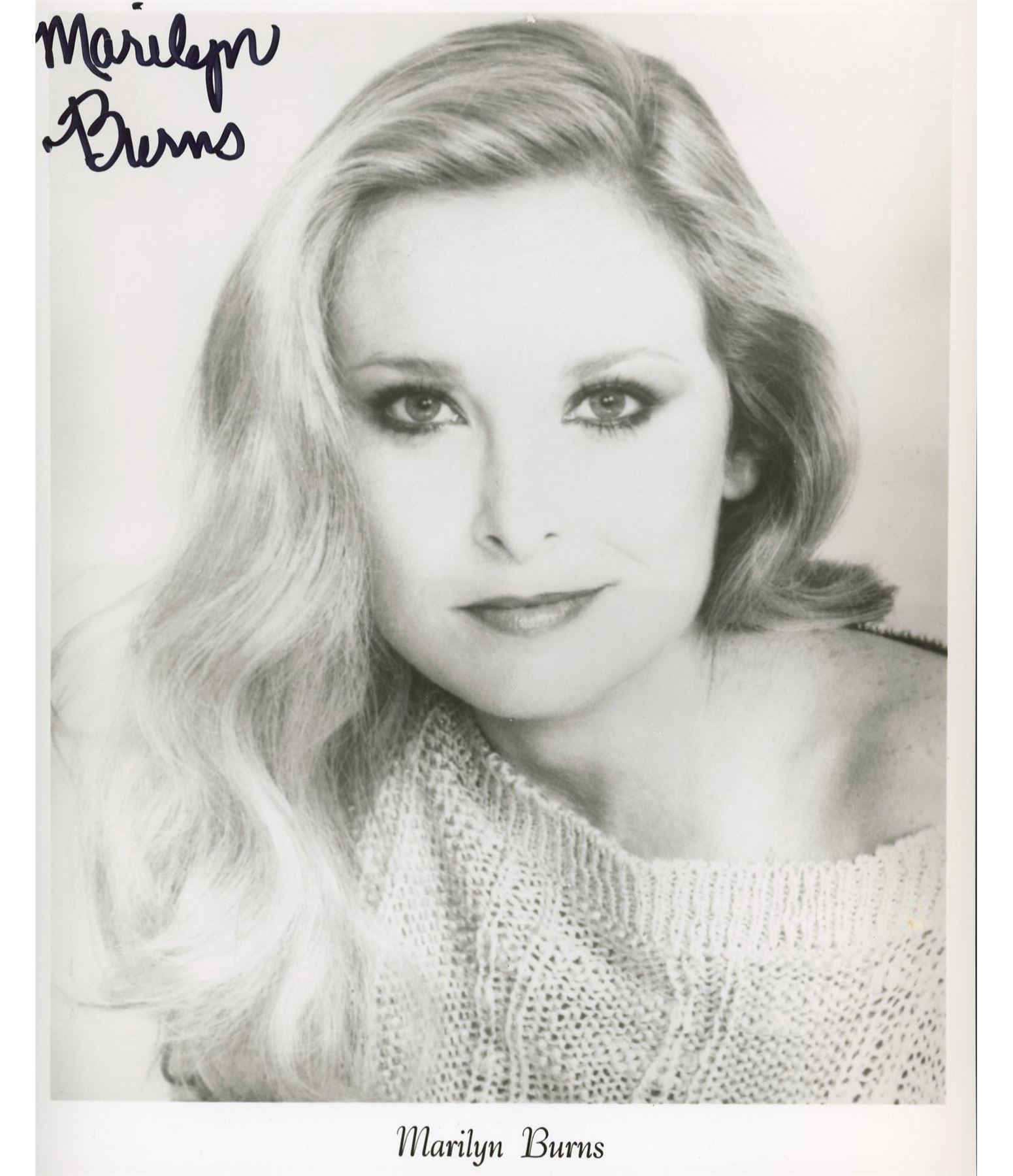 Marilyn Burns signed photo