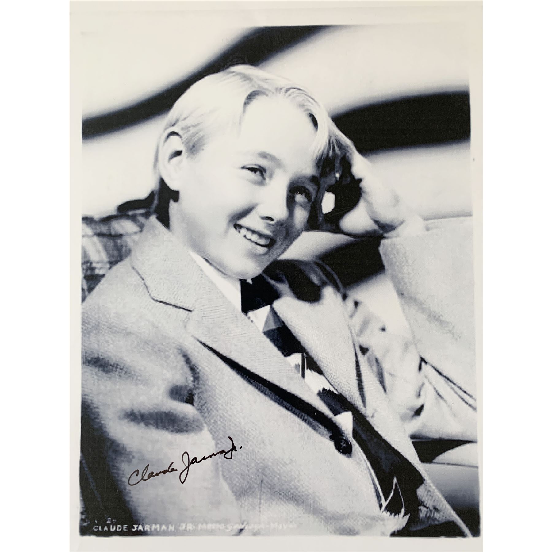 Claude Jarman Jr. signed photo