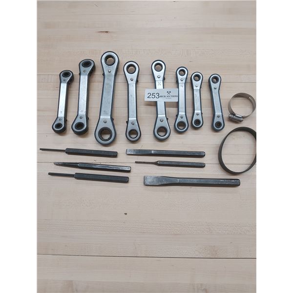 Mastercraft Off Set Ratcheting Box Wrench Beck Auctions Inc
