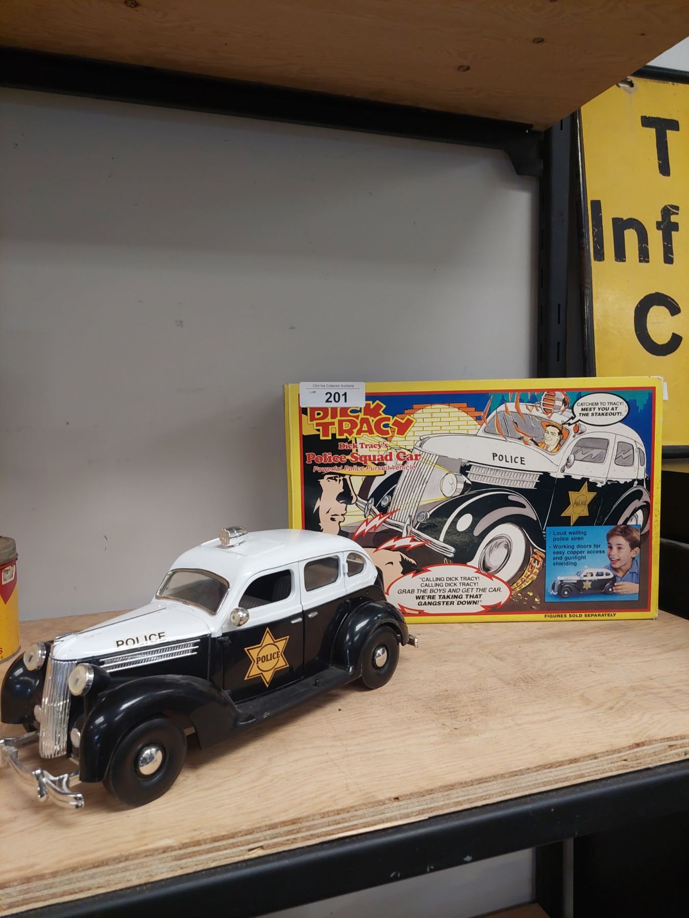 Vintage Dick Tracy Police Car With Box