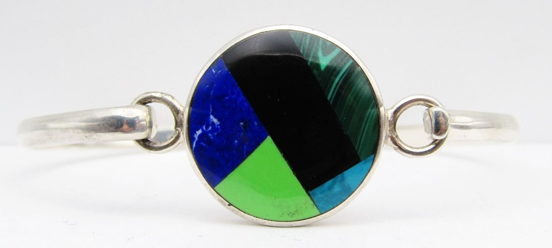 MEXICO 925 TV-121 STERLING INLAY BRACELET