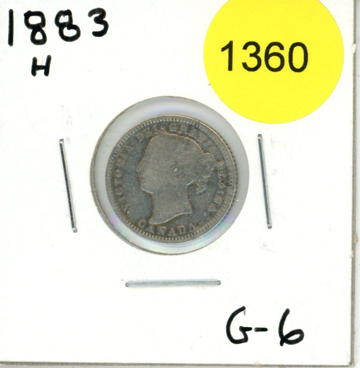 1883 Canadian Ten Cent Coin - Schmalz Auctions