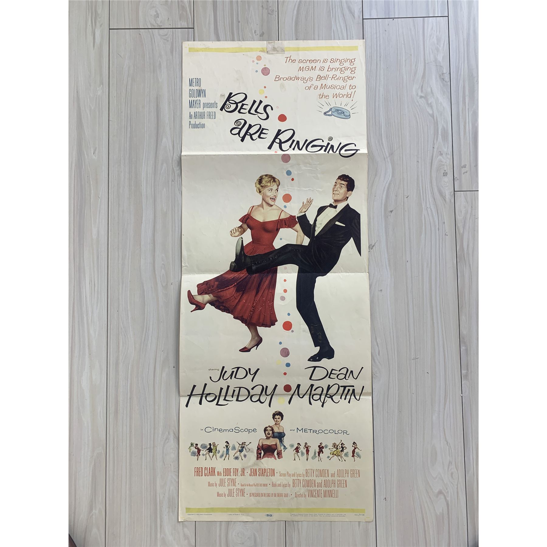 Bells Are Ringing original 1960 vintage movie poster