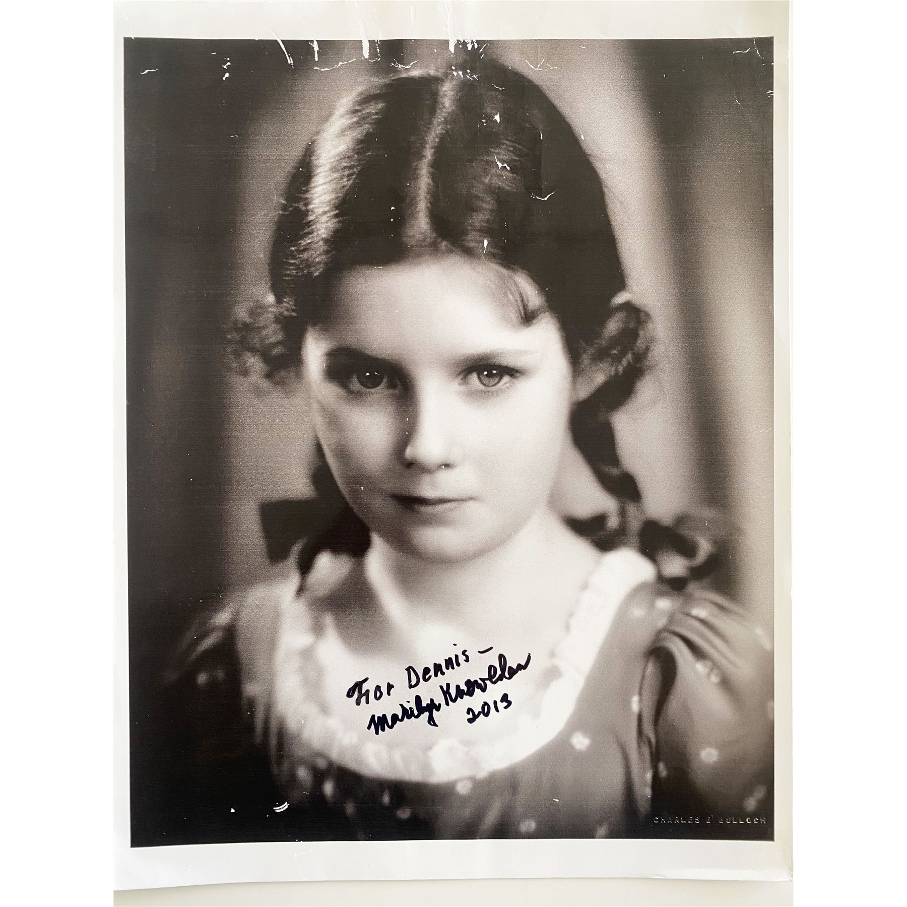 Showboat actress Marilyn Knowlden signed photo.