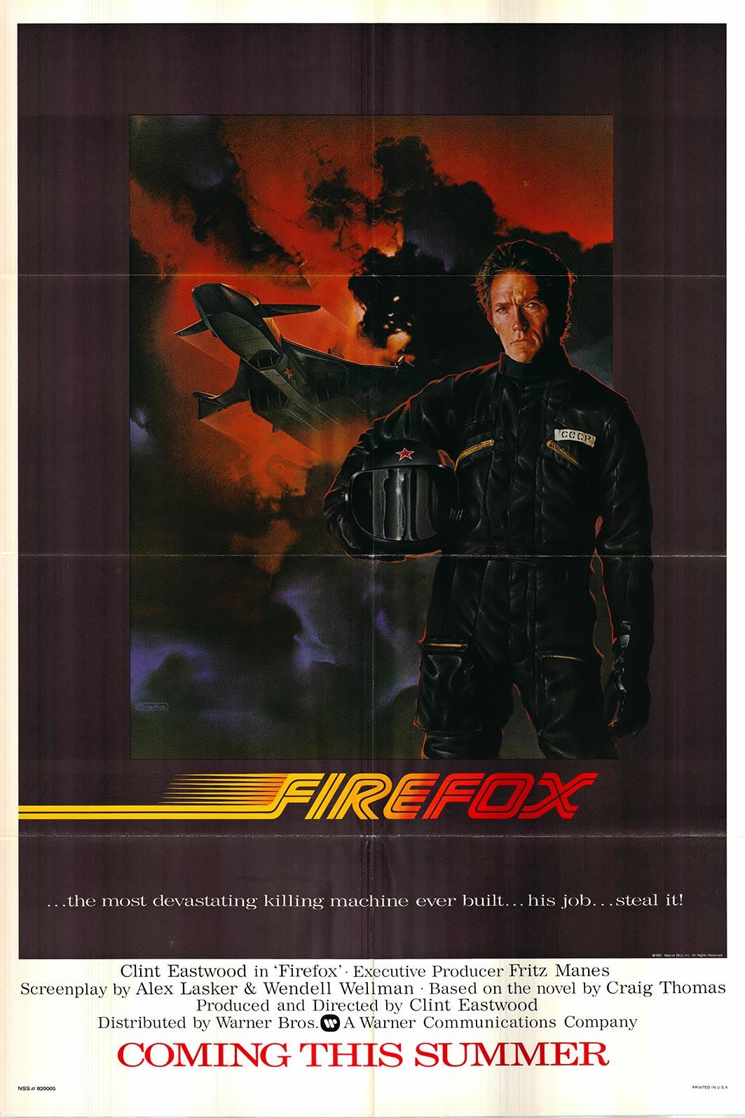 Firefox Original 1982 Advance One Sheet Poster