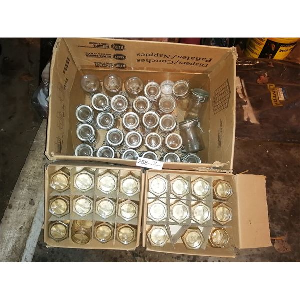 Assortment Of Glass Jars Beck Auctions Inc