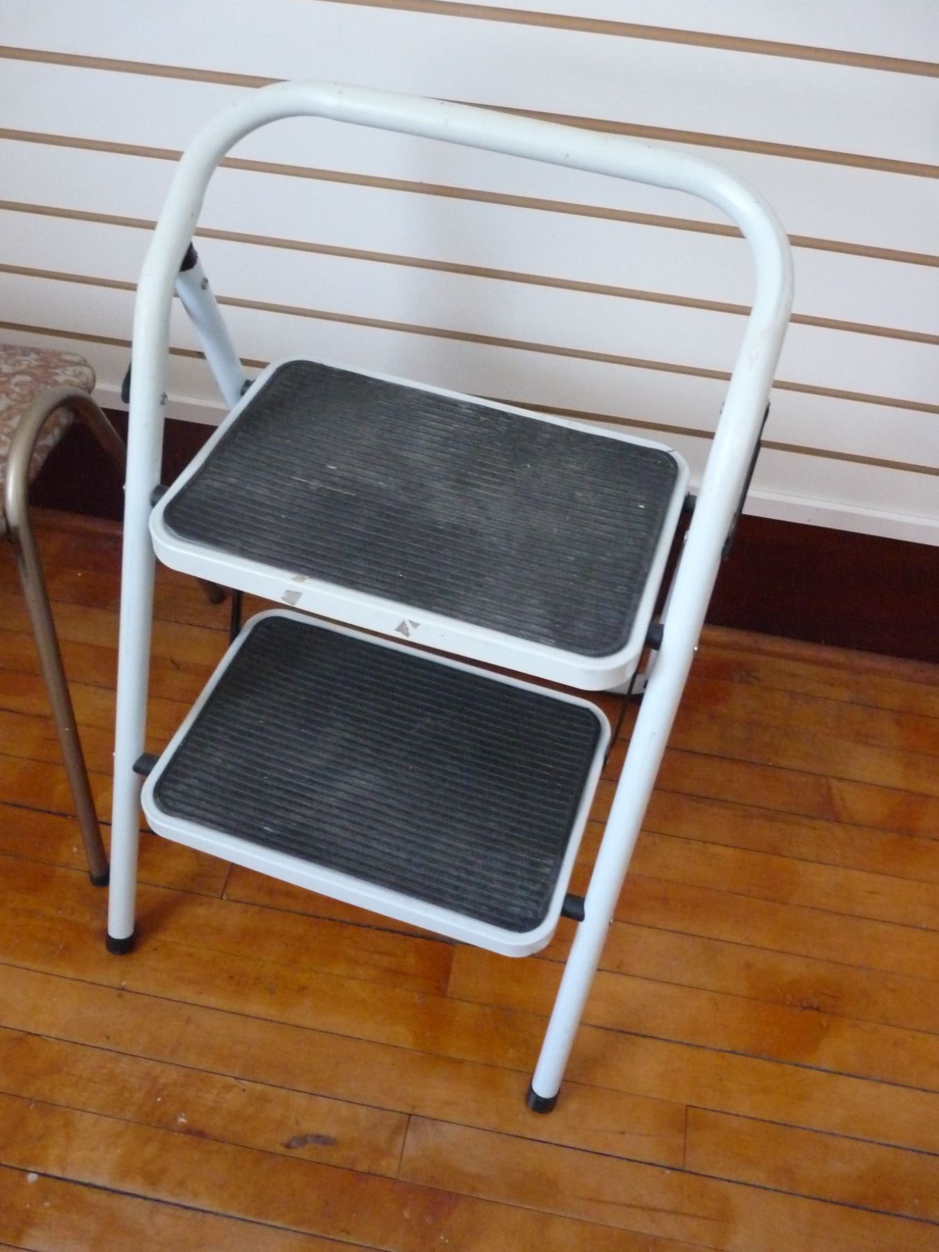Stacking stool and two step folding step stool