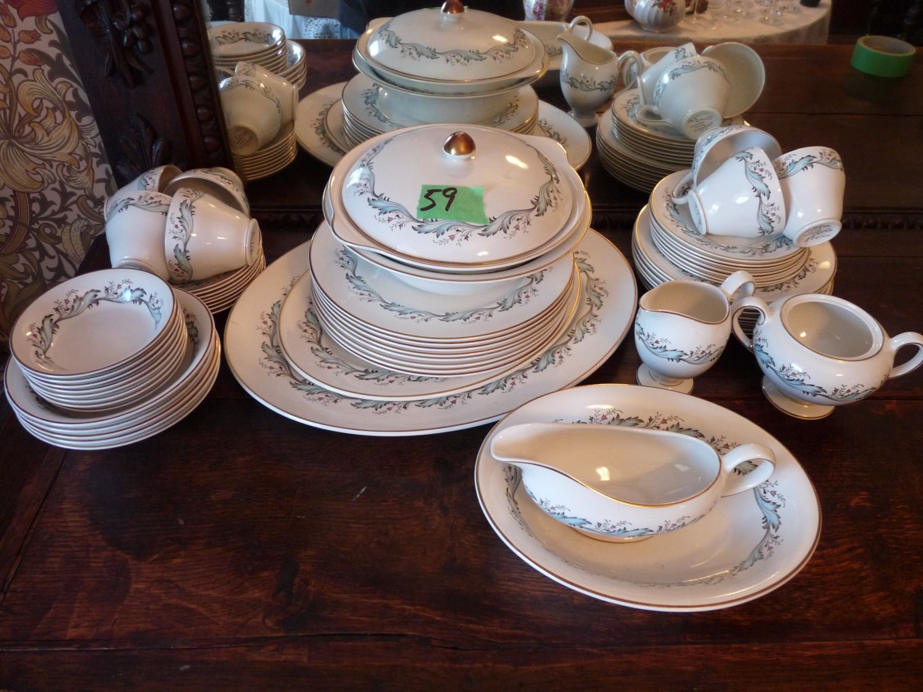 Dining table setting - Myott's "China Lyke" Ware, Staffordshire England ...