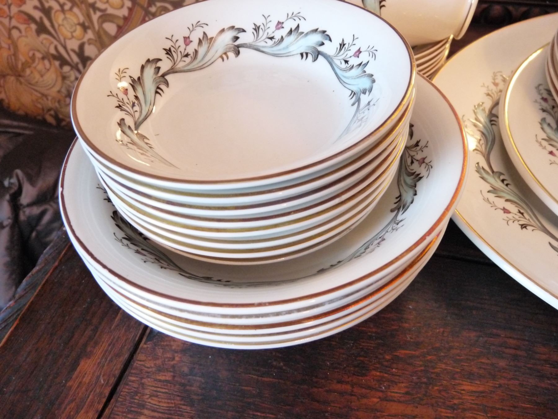Dining table setting - Myott's "China Lyke" Ware, Staffordshire England ...