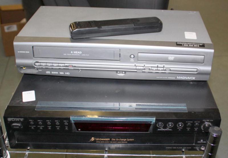 27" RCA T.V w/combo VCR/DVD & 5 disk cd changer
