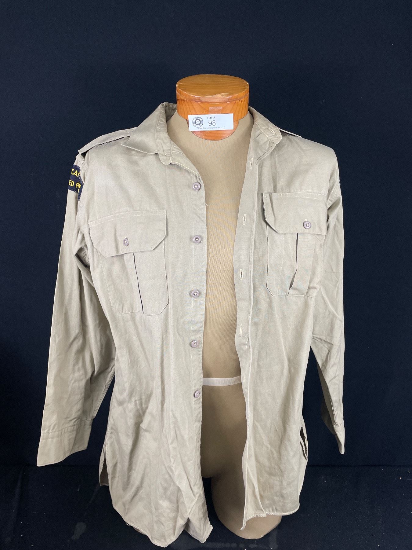 Vintage RCMP Royal Canadian Mounted Police Duty Shirt