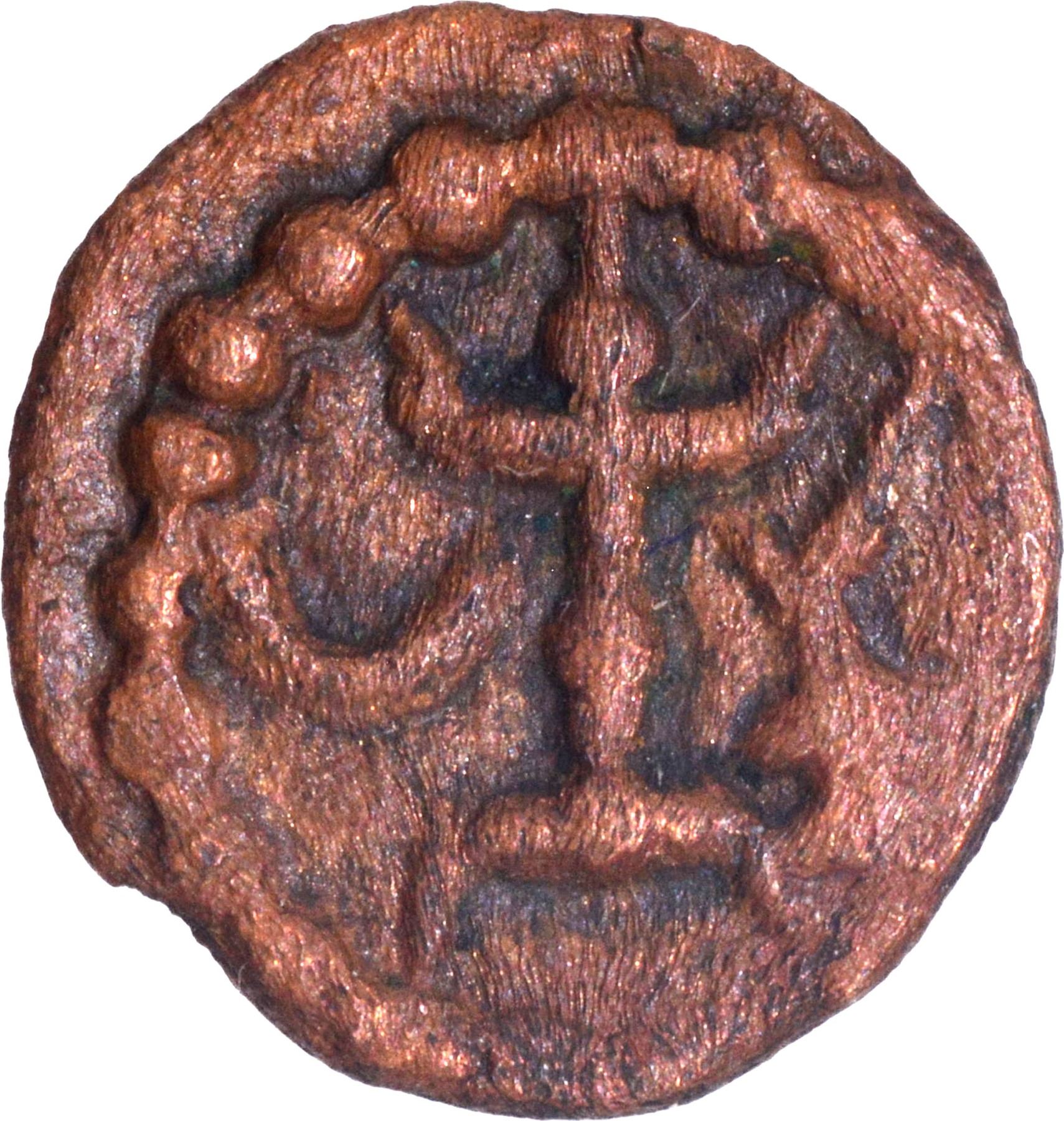 Very Rare Copper Kasu Coin of Kongu Cheras.