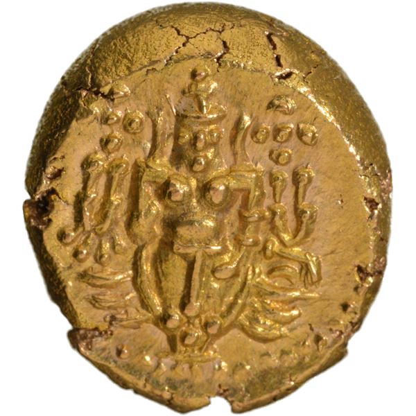 Indo-Dutch, Negapatnam Mint, Gold Pagoda, Complete figure of Vishnu ...