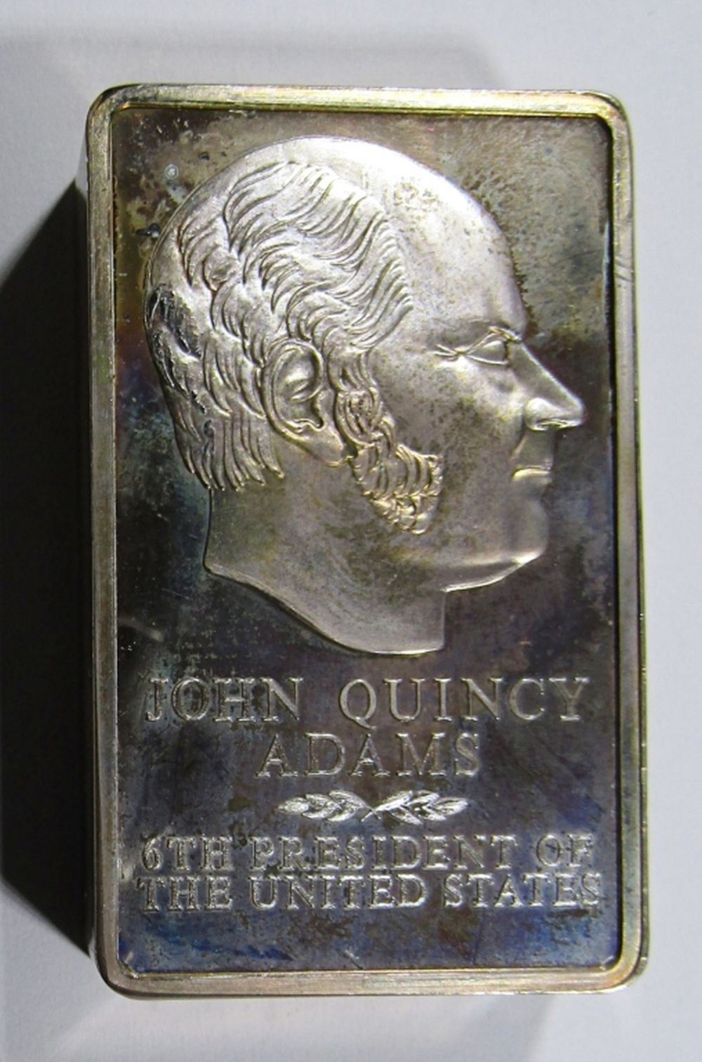 JOHN QUINCY ADAMS 6TH PRESIDENT INGOT: