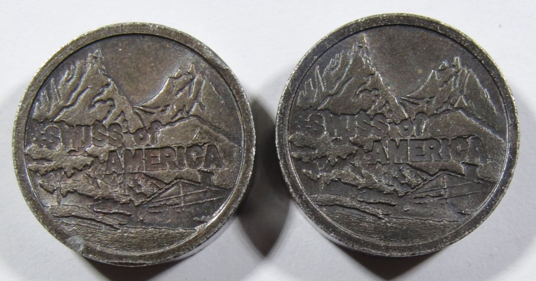 2 VINTAGE 1oz .999 SILVER ROUNDS