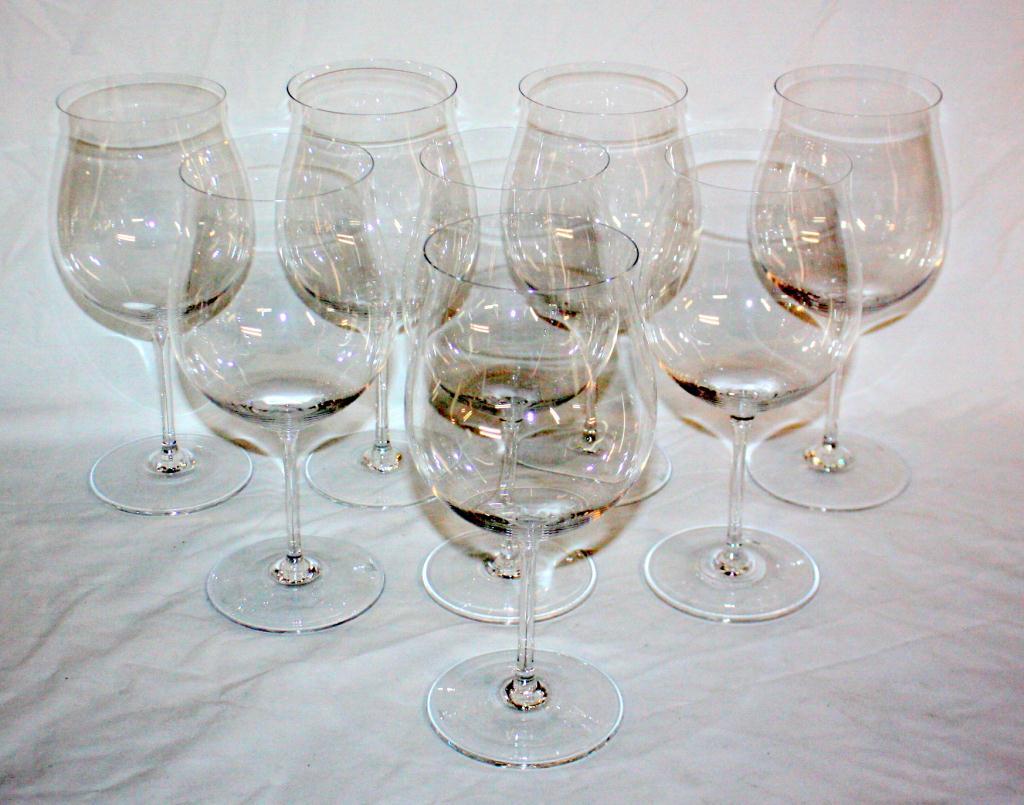 8 Pc. Fine Crystal Stemware Set