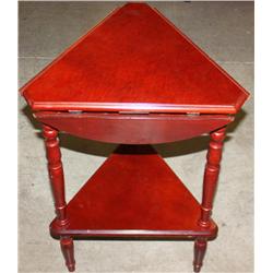 Triangle Fold up End Table