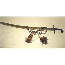 Turkish Ottoman Empire Cossack Sword - Shanshik Uzbek Russian. With ...