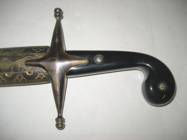 Turkish Ottoman Empire Cossack Sword - Shanshik Uzbek Russian. With ...