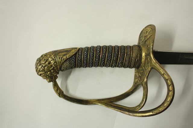 American Civil War Militia sword - Awarded to Cook. Made by Regalia Co ...