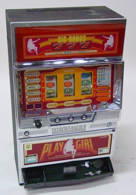 "Olympia" Big Bonus slot machine - 25 slot "PlayGirl" model. Working.