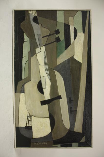 Modernistic oil painting signed Marevna - Marie Vorobieff (1892-1984 ...