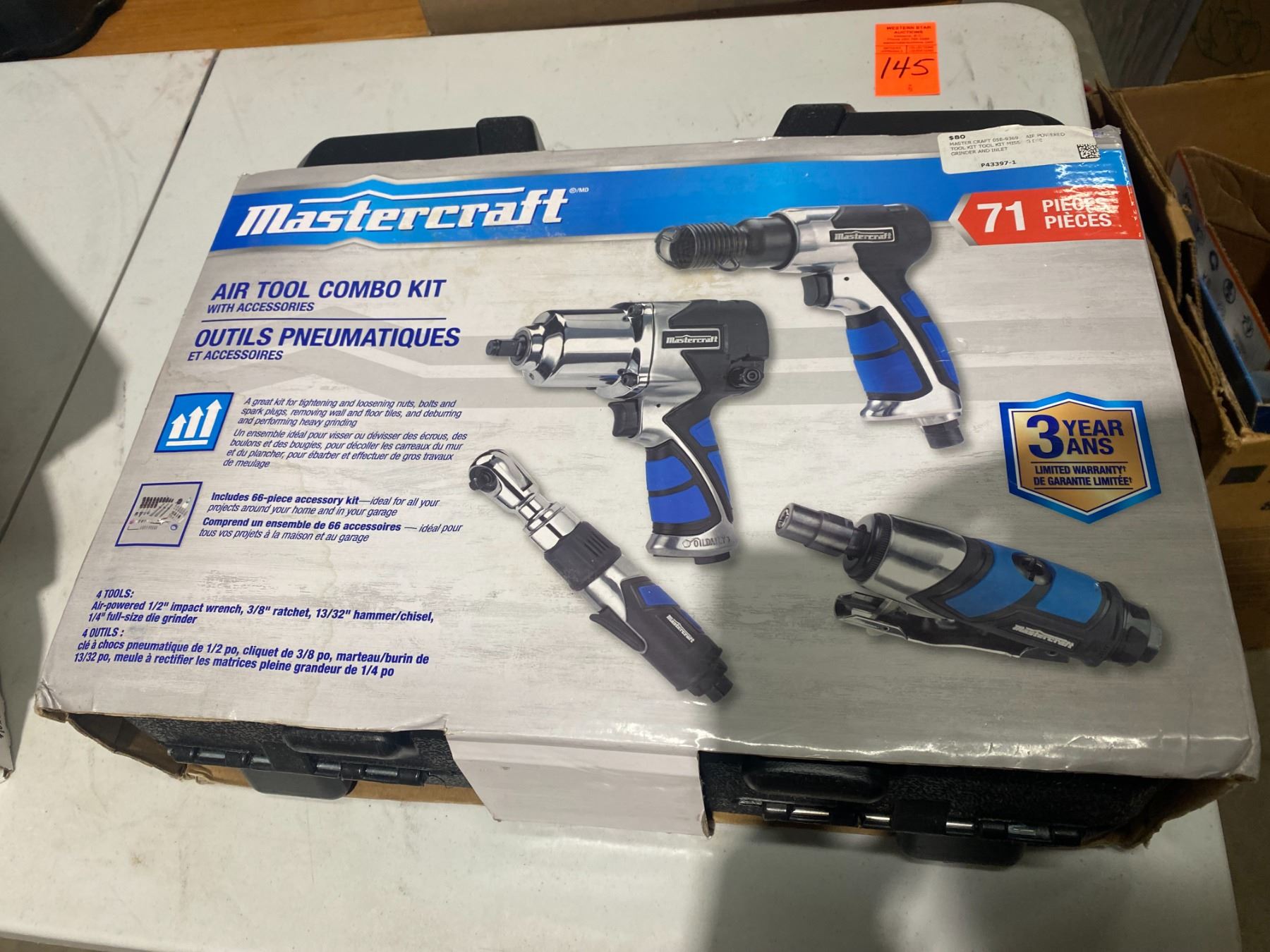 Mastercraft Air tool combo kit