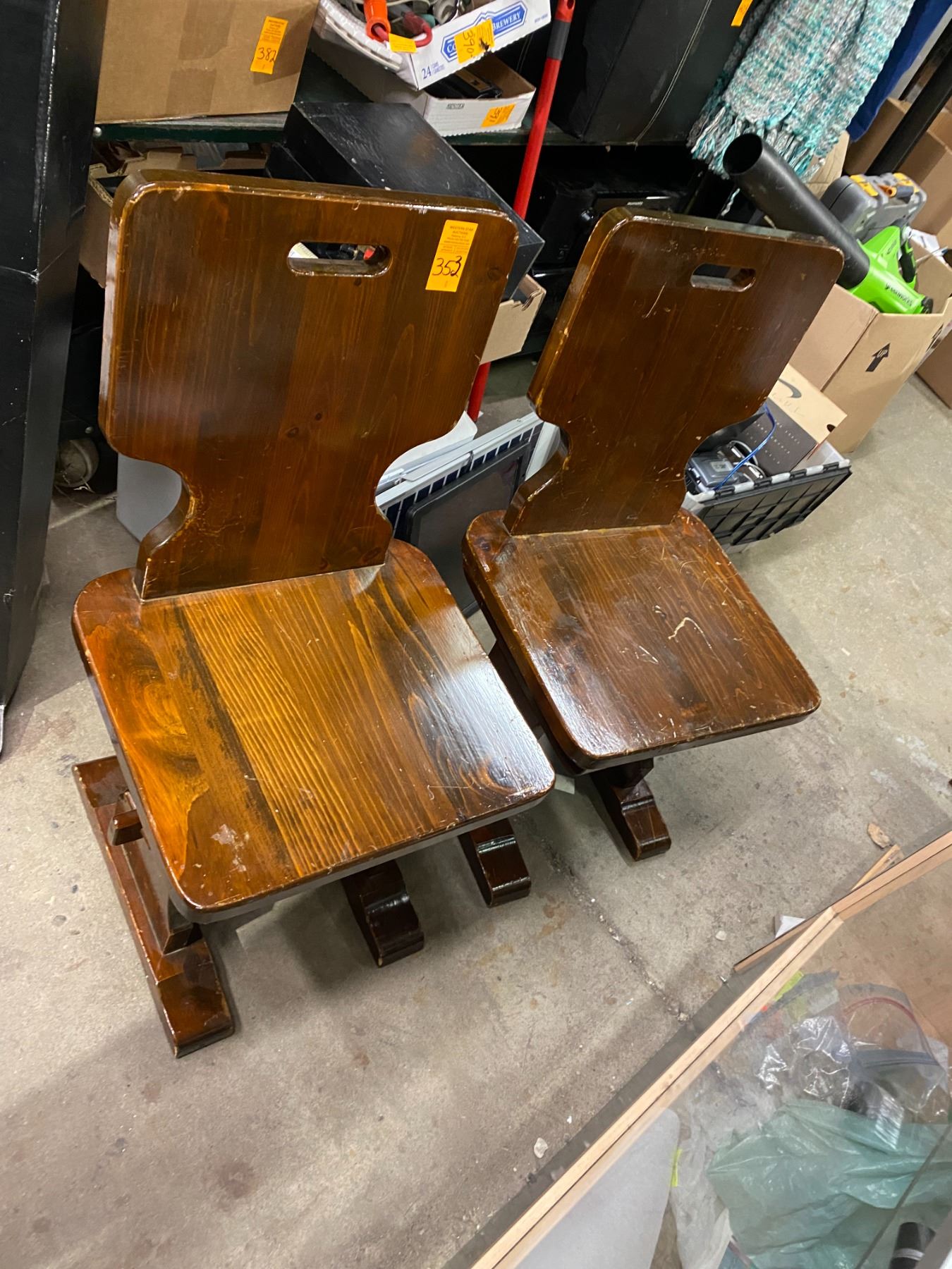 Wood chairs